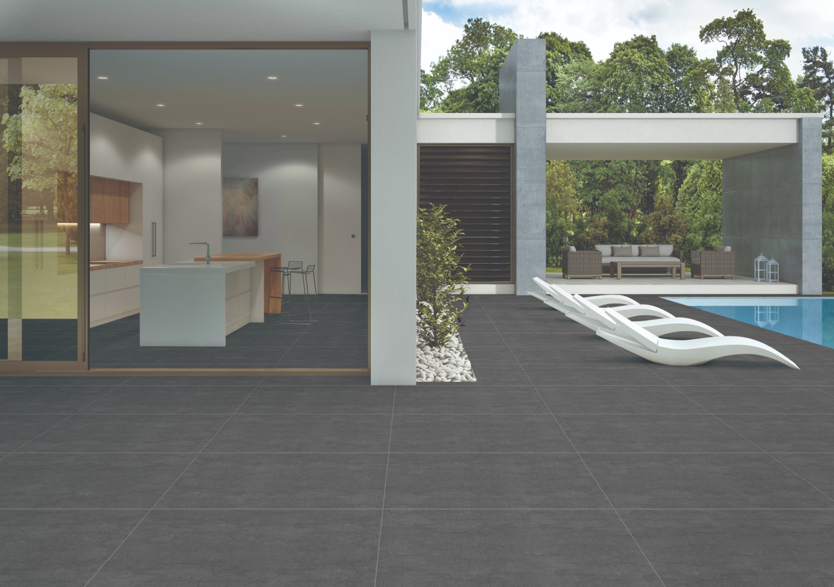 Buy DR DGVT Sandstone Grey DK Floor Tiles Online | Orientbell Tiles